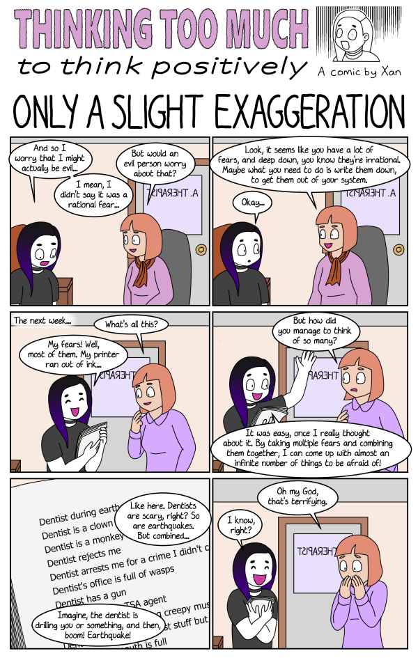 Only a Slight Exaggeration | Comics by Xan