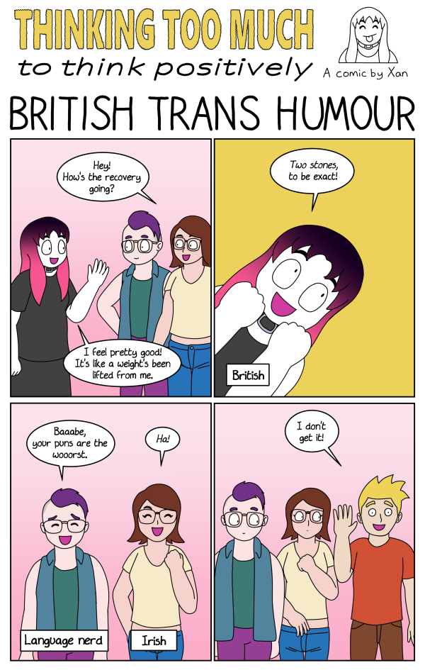 British Trans Humour | Comics by Xan