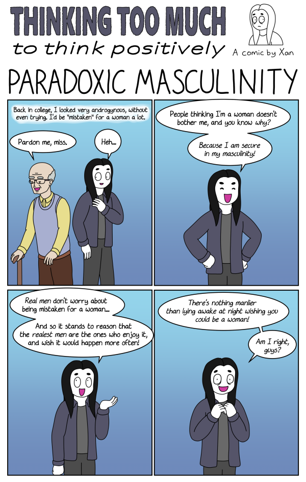 Paradoxic Masculinity | Comics by Xan